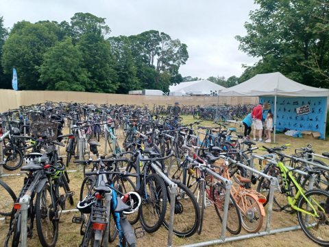 Report from the Bloom bike park | Dublin Cycling Campaign