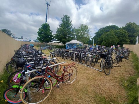 Report from the Bloom bike park | Dublin Cycling Campaign