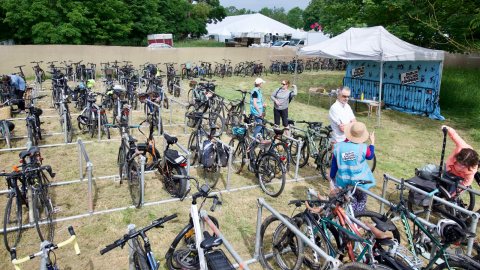 Report from the Bloom bike park | Dublin Cycling Campaign