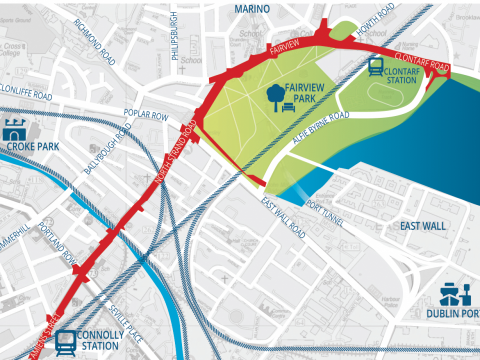 Clontarf to City Centre Active Travel Project is OPEN! | Dublin Cycling ...