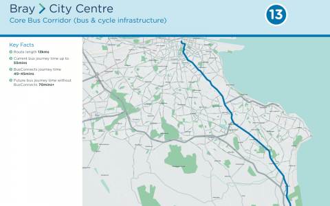 Core Bus Corridor 13: Bray | Dublin Cycling Campaign