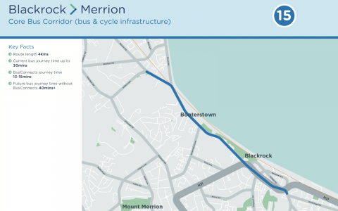 Core Bus Corridor 15: Blackrock | Dublin Cycling Campaign