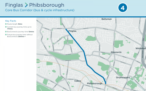 Core Bus Corridor 4: Finglas to Phibsborough | Dublin Cycling Campaign
