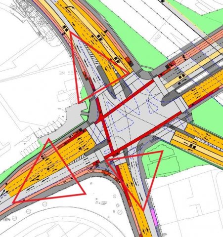 Final designs for Snugborough road interchange with poor quality ...