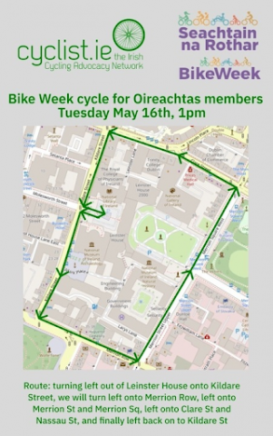 Oireachtas Bikeweek Cycle | Dublin Cycling Campaign