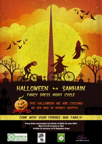 Halloween Fancy Dress Night Cycle | Dublin Cycling Campaign